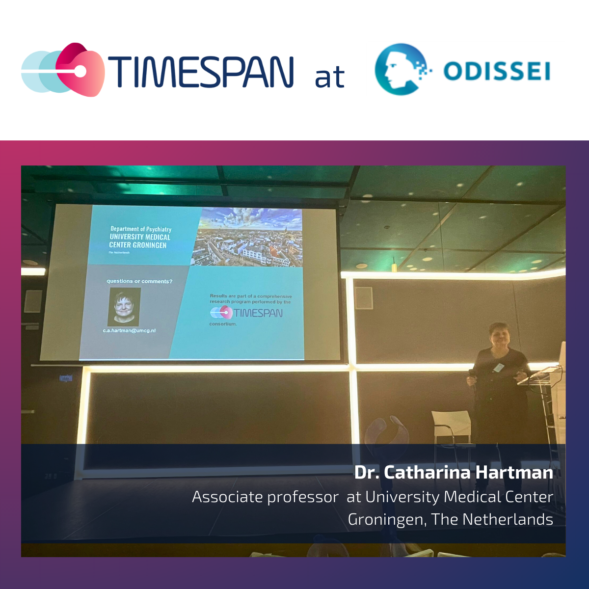 TIMESPAN at ODISSEI conference 2023 - TIMESPAN